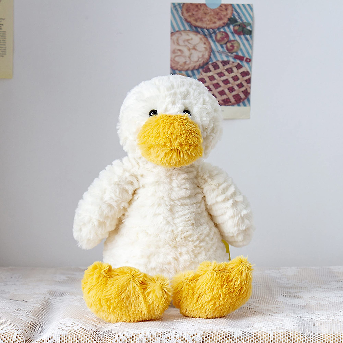 LIJIUSM Stuffed Animals Duck Plush Toys, 12.59 in Mini Stuffed Animals Soft Plush Duck Toy, Gifts for Kids, Fluffy Buddies Plushies Birthday Gifts for Girls Boys