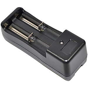 BTBAI Battery Charger AC Wall Dual Universal for 3.6/3.7v li-ion 18650 18500 16340 14500 18350 10440 14280 s1a