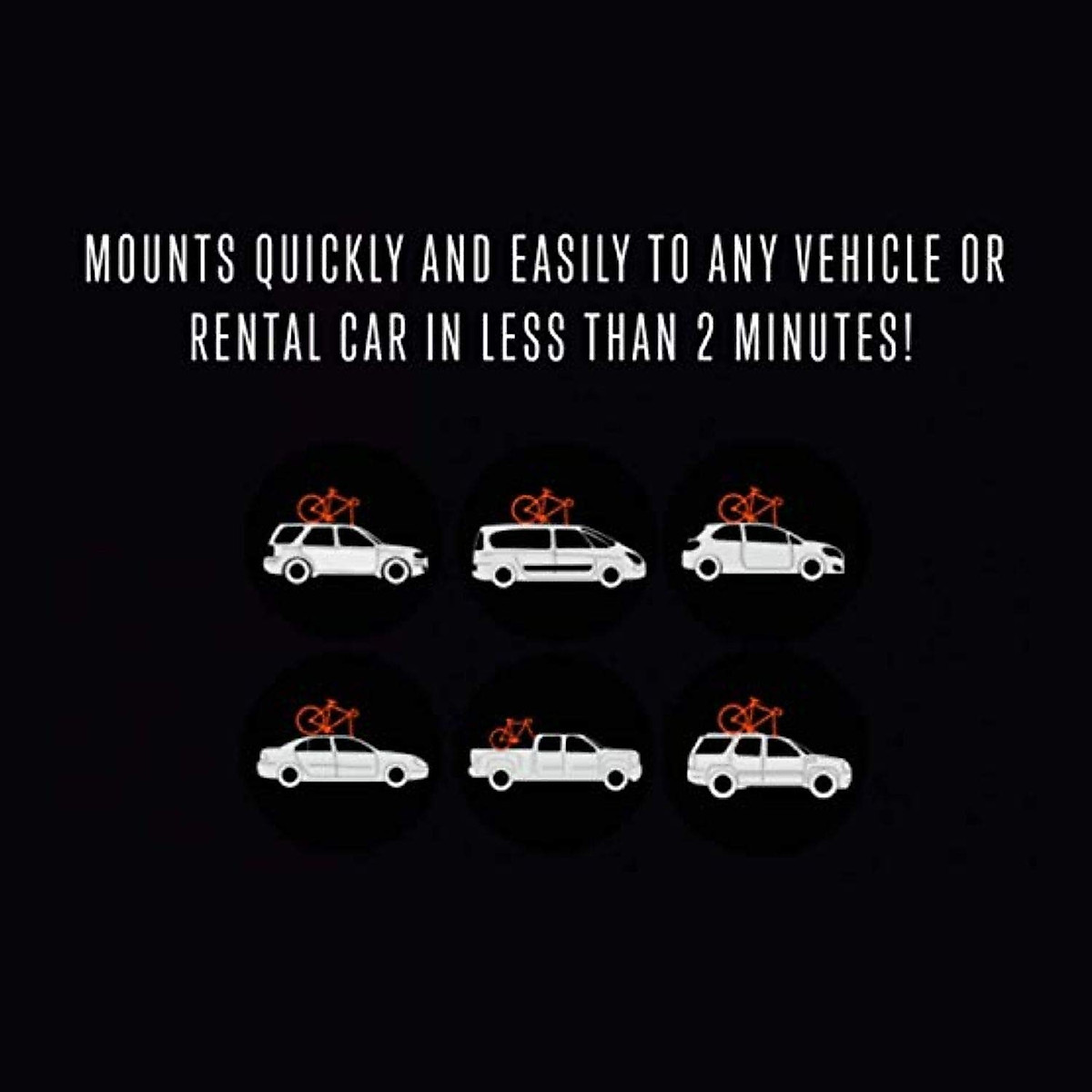 Kupper Mount 1 Bicycle Roof Mount Rack - KP1000