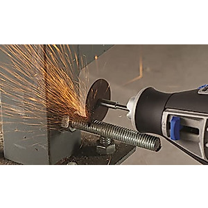 Dremel 709-02 110-Pieces All-Purpose Rotary Tool Accessory Kit- Includes a Carving Bit, Sanding Drums, Grinding Stones, Cutting Discs, and a Storage Case , Gray