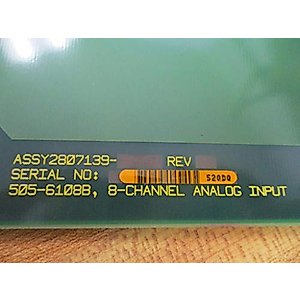 Siemens - Texas Instruments | 505-6108B | 8 Channel Analog Input Module