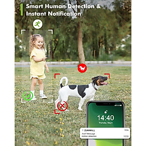 TieJus Doorbell Camera Wireless with Chime, Video Doorbell, 2 Way Audio, Voice Changer, Voice Message, PIR Motion Detection, Night Vision, SD & Cloud Storage, IP66 Waterproof, 2.4G WiFi