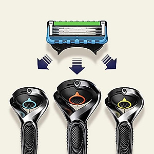 Gillette ProGlide Men’s Razor Blades, 12 Refills + 2 ProGlide Shield Men's Razor Blades, 14 Cartridges Total