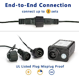 Joomer 12ft x 5ft 360LED Orange Halloween Net Lights Outdoor Mesh Lights, 8 Modes Timer Connectable Waterproof Bush Lights Mesh Netting Lights for Halloween Outdoor Decorations (Green Wire)