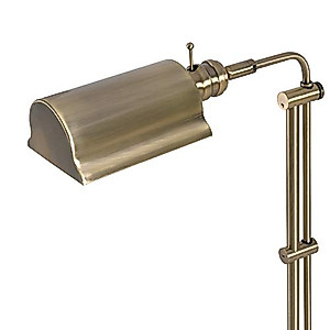 Kenroy Home 33055AB Denton Floor Lamps, Small, Antique Brass
