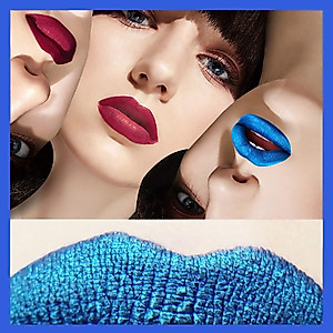 LemonSac 5 Colors Lip Stain, Peel Off Lip Stain Lip Tint, Tear Off Lipstick Waterproof Long Lasting Peel Reveal Lip Stain, Tattoo Color Lip Gloss, Non-stick Cup Lip Tint for Women Girls (SET A)