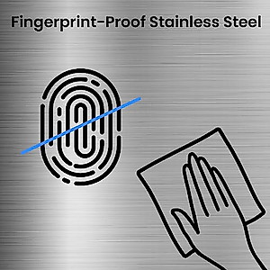 iTouchless PC05RSS Official AC Power Adapter Automatic Sliding Lid Trash Can 14 Gallon and Deodorizer Sensor Waste Bin 2.5 Gallon