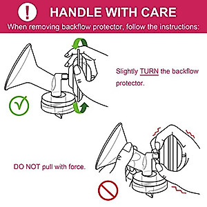 Nenesupply Backflow Protector Compatible with Spectra S2 Spectra S1 Breastpump Replace Spectra Pump Parts Replace Spectra Backflow Protector and Spectra S2 Parts