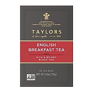 Taylors of Harrogate English Breakfast, 50 Teabags