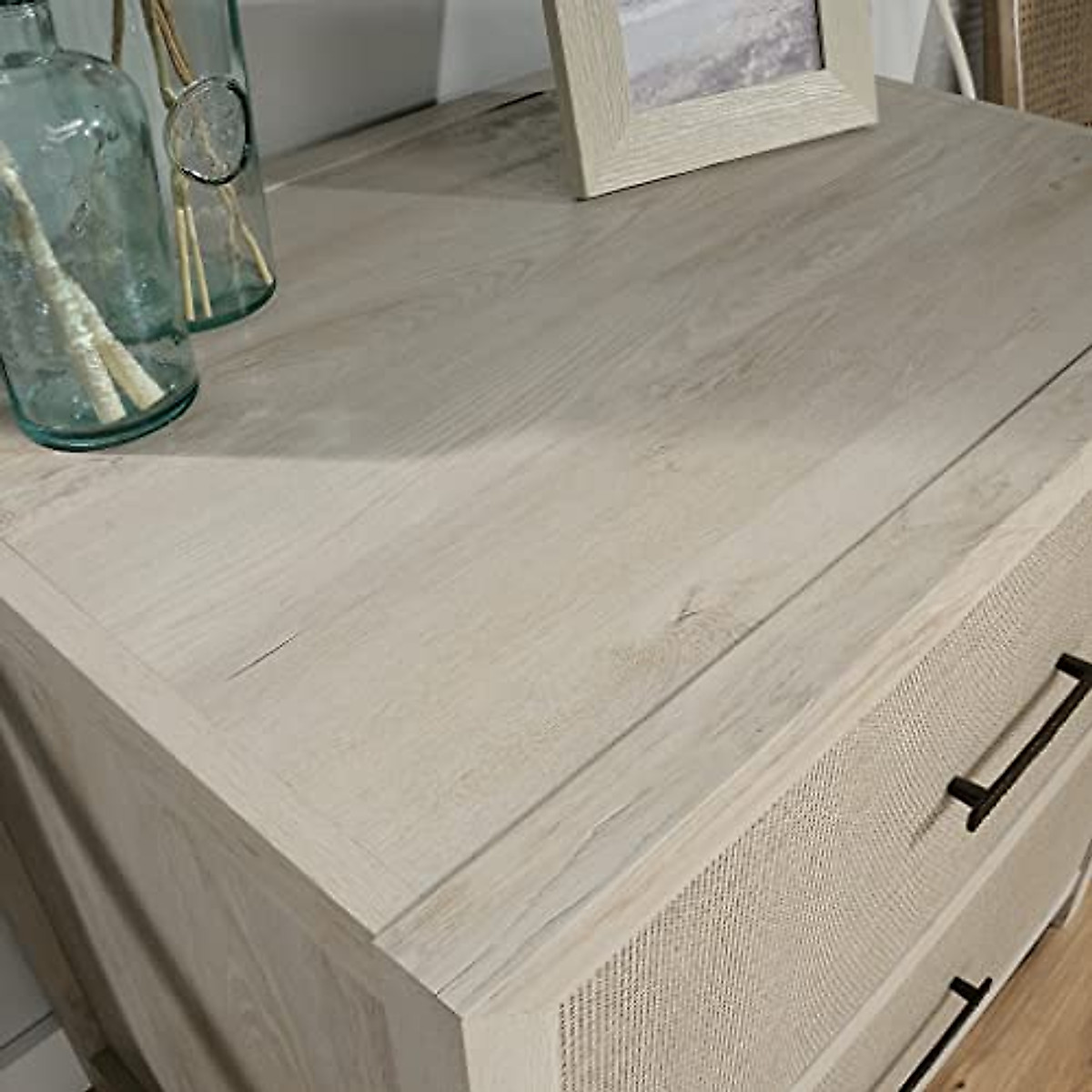 Sauder Pacific View Lateral File, Chalked Chestnut Finish