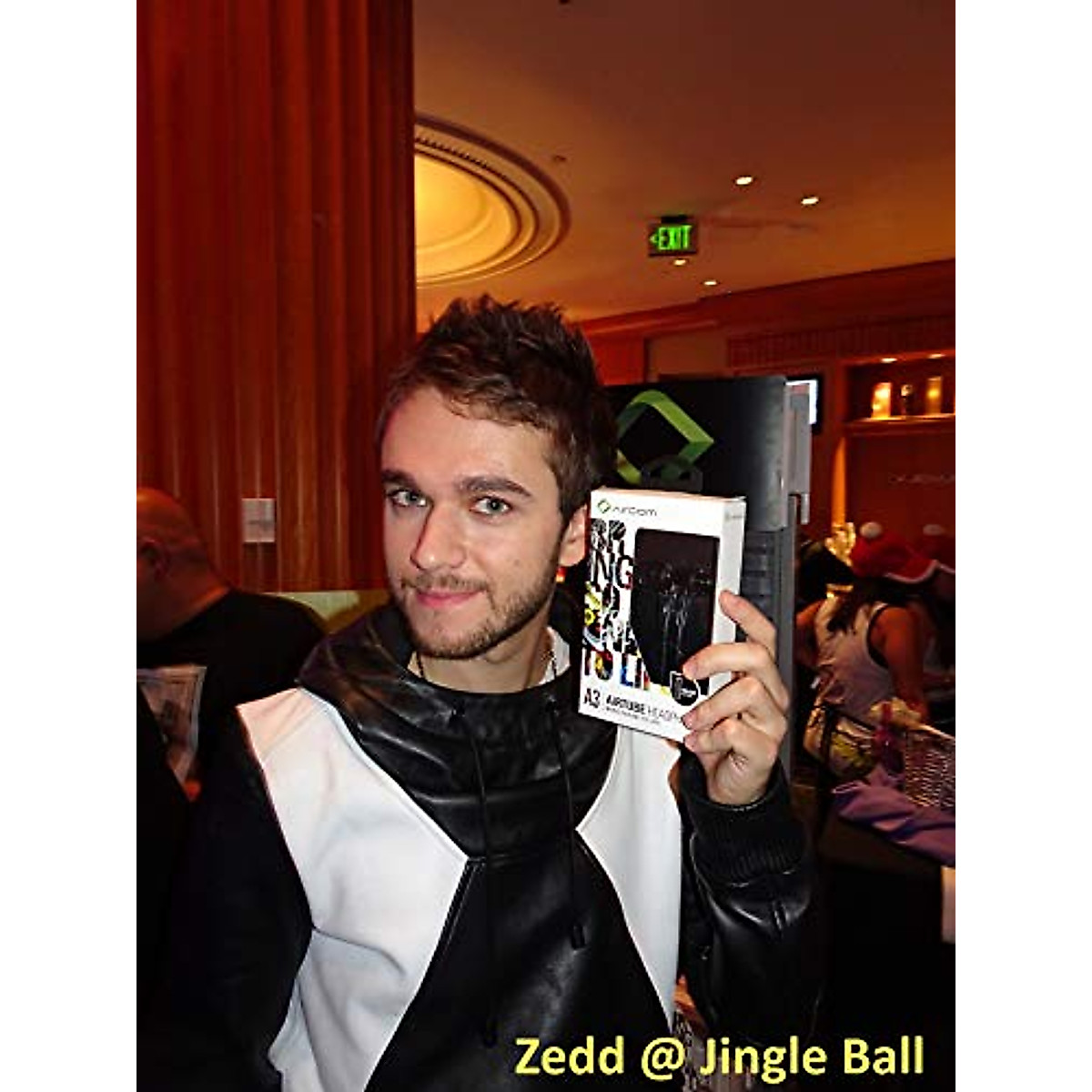 Aircom A1 Zero Radiation Air Tube Headphones - EMF Free Earbuds with Built-in Microphone - Airflow Audio Technology for Premium Sound - White