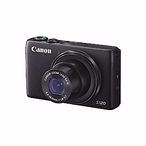 Canon PowerShot S120 12.1 MP CMOS Digital Camera with 5x Optical Zoom and 1080p Full-HD Video Wi-Fi Enabled (Renewed)