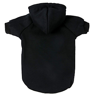 Blank Dog Sweatshirt Pet Hoodie for Medium Dogs Doggie Clothes