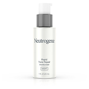 Neutrogena Rapid Tone Repair Night Cream with Retinol, Vitamin C and Hyaluronic Acid - Anti Wrinkle Face and Neck Moisturizer - Vitamin C, Retinol, Glycerin, Hyaluronic Acid, 1 fl. oz