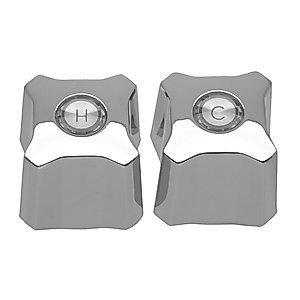 DANCO Durable Metal Constructed Tub/Shower Faucet Handles for Kohler, Chrome, 2-1/16-Inches, 1-Pack (88768)