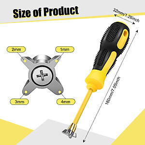 Zhengmy Grout Removal Tool 4 in 1 Grout Cleaning Tool Grout Remover Tool Scraper Cemented Carbide Alloy Head Tile Removal Tool Caulking Cleaner for Cleaning Floor Ceramic Tile Gaps