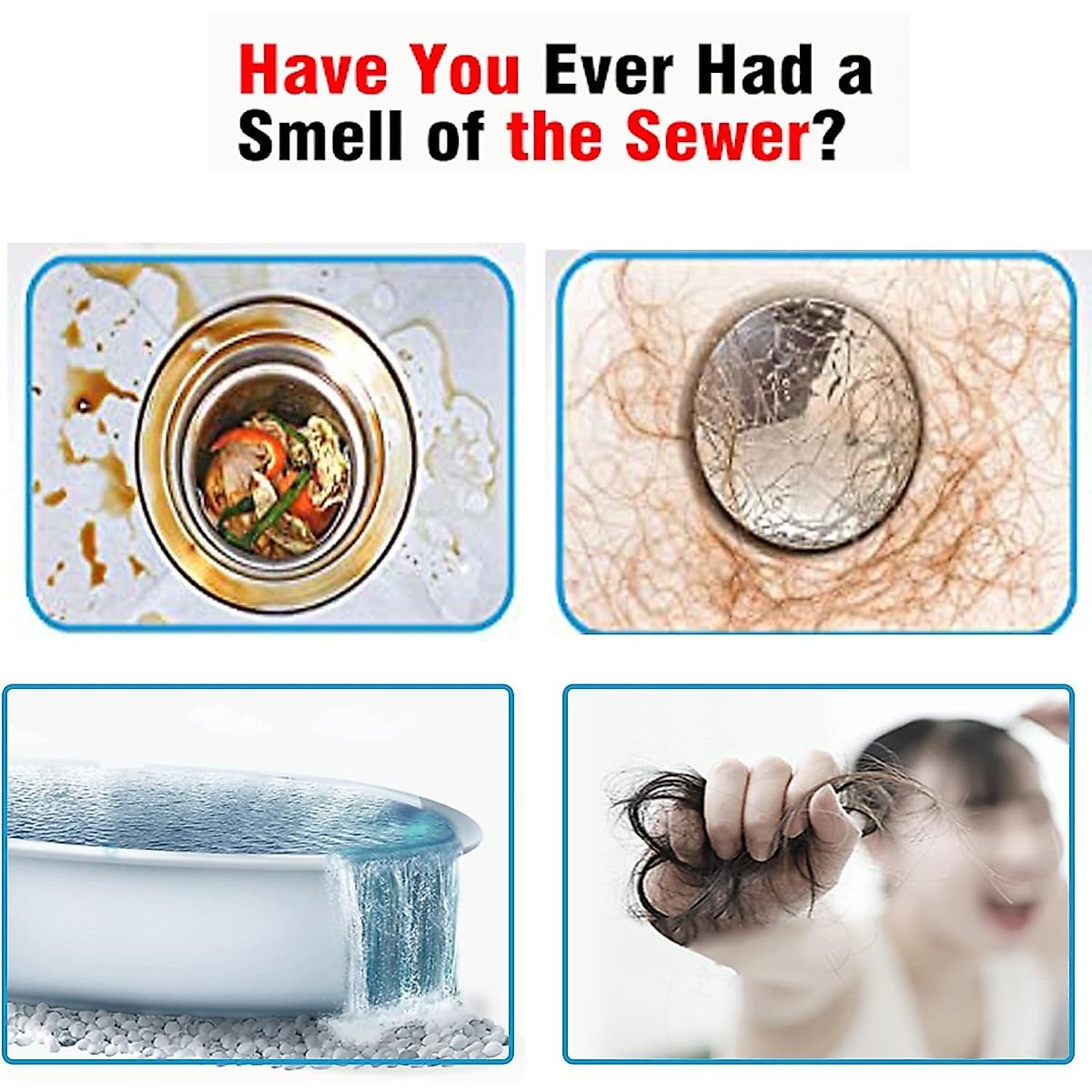 Generic Silicone Drain Hair Catcher, Silicone Hair Stopper Shower Drain Covers, Durable Kitchen Sink Drain Strainer for Bathtub Kitchen Sink and Washbasin Pack of 3, Blue+pink+green