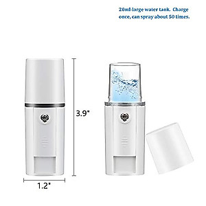 Nano Facial Mister Portable Mini Face Mist Handy Sprayer Automatic Eyelash Extensions Cool Facial Steamer