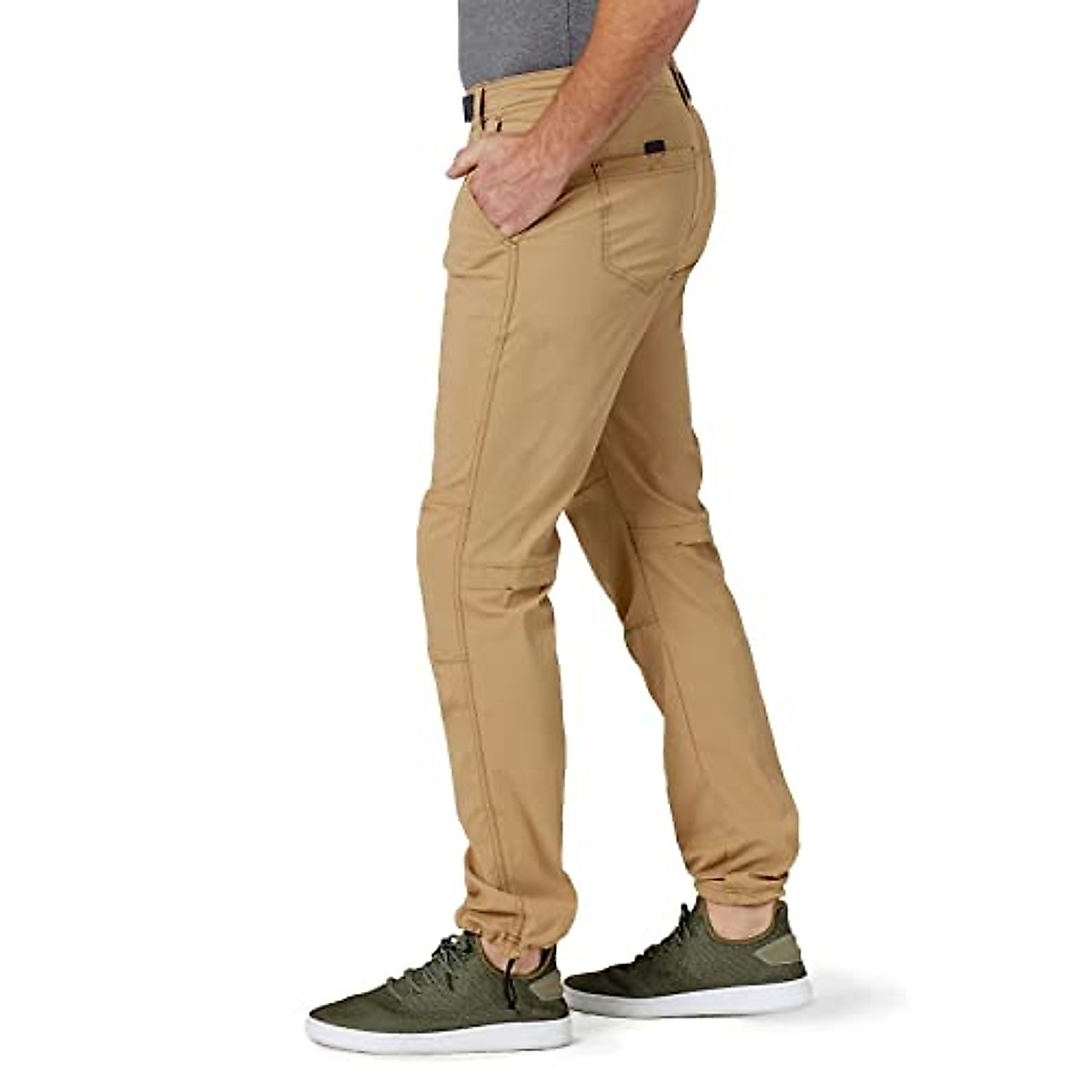 ATG by Wrangler Men's Convertible Trail Jogger, Tiger Brown, 34W x 32L