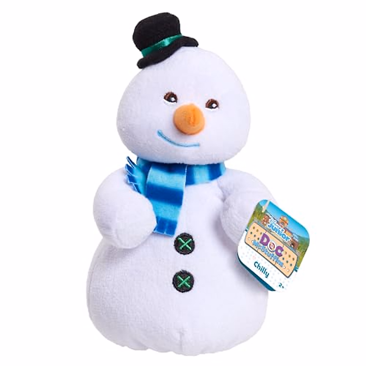 Disney Junior Doc McStuffins Chilly Small 7-Inch Beanbag Plush, Stuffed Snowman Toy
