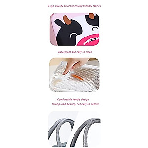 Insulated Cartoon Lunch Box/Tote Bag - Cow