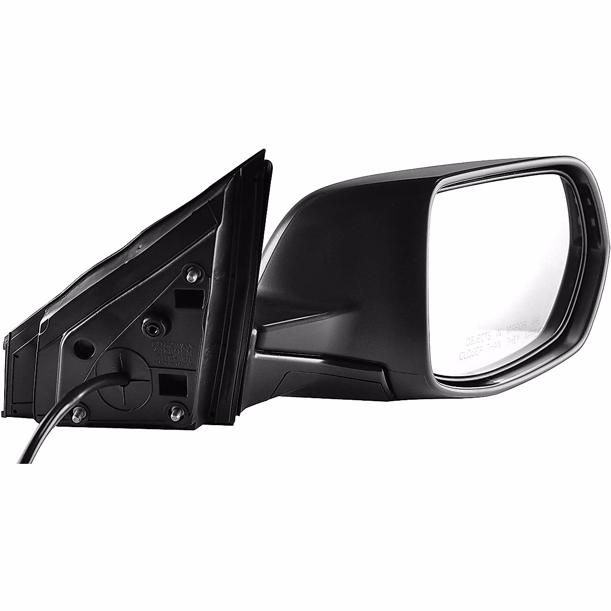 Dependable Direct Right Passenger Side Textured Side View Mirror for 2007-2011 Honda CR-V - Parts Link # HO1321226 OEM # 76200SWAA01