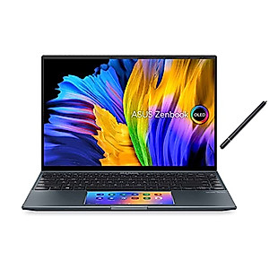ASUS ZenBook 14”WQXGA+ 16:10 OLED Touchscreen Display Laptop | Intel Core i7-1165G7 | NVIDIA GeForce MX450 | Backlit Keyboard | Windows 11 Pro | Grey (Gray, 16GB RAM | 1TB SSD)