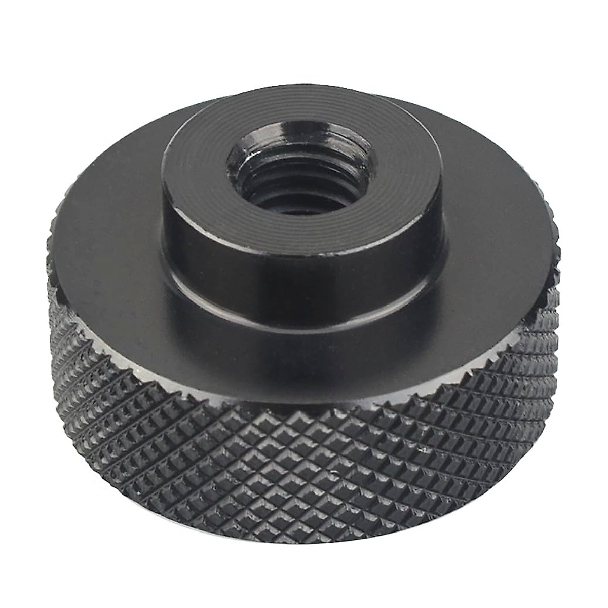 3mirrors Welding Hood (Pipeliner) Helmet Fasteners Headgear Replacement Parts Accessories Screws Flip Hood Aluminum - 1 Pair (Black Anodized Knurled)