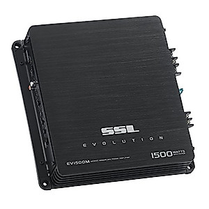 Sound Storm Laboratories EV1500M Evolution Series Car Audio Amplifier - 1500 High Output, Monoblock, Class A/B, 2 Ohm Stable, High/Low Level Inputs, Low Pass Crossover, Hook Up To Stereo and Subwoofer