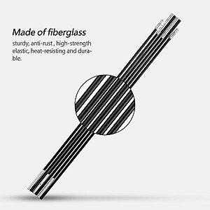 Gaeirt Awning Rod, Foldable Multi Sections Adjustable Camping Tent Pole for 1-2 Person Campin