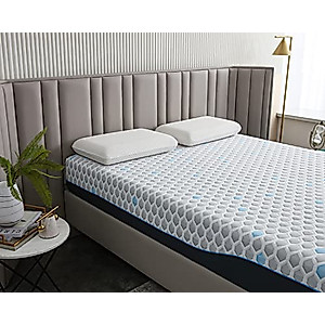 MLILY Queen Mattress, 10 Inch Memory Foam Mattress Bed in a Box, Medium, EGO Charcoal Green Tea and Cooling Gel Infused CertiPUR-US Certified, Made in USA