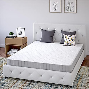 Signature Sleep Tranquility 6 Inch 2-Sided Reversible Bonnell Spring Coil Mattress, Full Size, GreenGuard Gold Certified, White