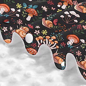 Mcewoel Mushroom Car Seat Cover for Baby in Winter Summer, Nursing Cover for Mom, Mushroom Baby Stuff