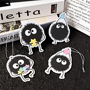 C1krint Anime Cute Soot Sprites Car Air Fresheners (8pcs)