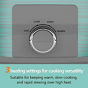 7 Quart Electric Slow Cooker - for the Whole Family with Room for Over 8 Servings