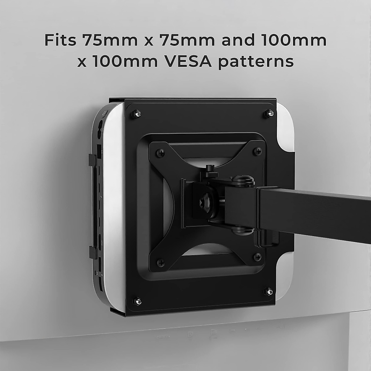 HumanCentric Dual Mac Mini Mount - VESA Compatible, Behind Monitor Arm