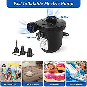 Freestanding Punching Bag with Boxing Gloves and Electric Air Pump - 69” Punching Bag with Stand Adult, Women Men Standing Boxing Bag Inflatable Kickboxing Bag for Training MMA Thai Fitness