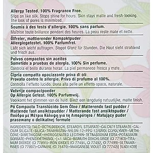 Clinique Stay-Matte Sheer Pressed Powder | Shine-Absorbing, Oil-Free Formula | Create a Perfect Matte Appearance | Free of Parabens, Phthalates, and Sulfates | Stay Beige - 0.27 oz