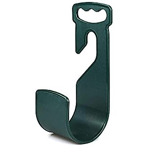 Riyyow Wall Mounted Hose Holder Household Car Wash Water Gun Hose Hose Hook Telescopic Hose Hook Garden Hose Storage Bracket (Color : Dark Green, Size : One Size)