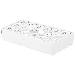 CleverDelights Size A (Class 15) Prewound Bobbins - 36 Pack - Compatible with SE400 SE600 SE1900 PE535 PE550D PE800 - SA156 Replacement