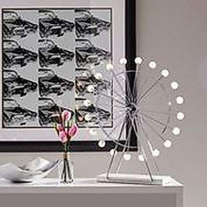 Adesso Home 2120-22 Transitional LED Table Lamp from Coney Collection in Chrome Finish, 5.25 inches, Large, Bronze