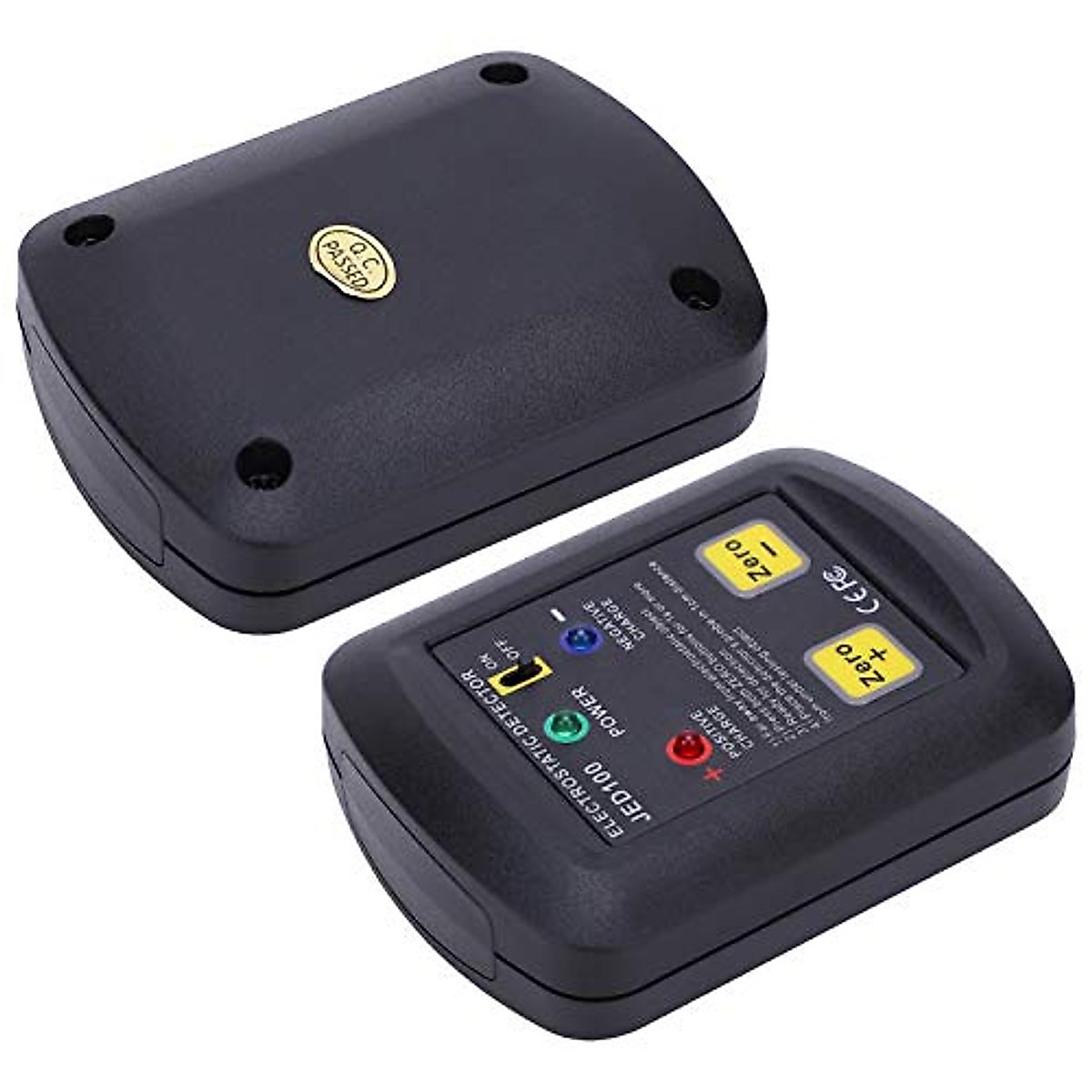 Hand-held Static Meter, Positive & Negative Dual Indicator Tester, 100v-20kv Non-Contact Electrostatic Field Testing Tool for Fiber Yarn Fabric Carpet Board Paper Rubber