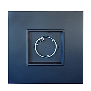 Christopher Knight Home Abraham Outdoor 40-Inch Square Fire Pit with Tank Holder, Concrete