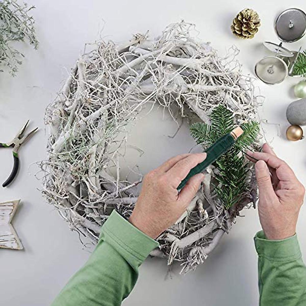 DOITOOL 3pcs Iron Wire Gardening Tree Wire DIY Bonsai Wire Stems Aluminum Bonsai Training Wire Bonsai Tool Kit Heavy Duty Wire Bonsai Wires Anodized DIY Kits Flexible Metallic Paint