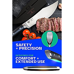 Dalstrong Barong Chef Knife - 7 inch - Gladiator Series Elite - Razor Sharp Kitchen Knife - Forged High Carbon German Steel - Full Tang - w/Sheath - NSF Certified