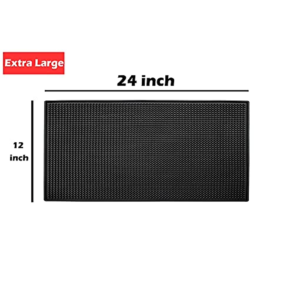 AltraTech Dish Drying Mat Silicone Drying Mat Dish Mat Dishwasher Safe For Kitchen, Bars (24“ x 12“)