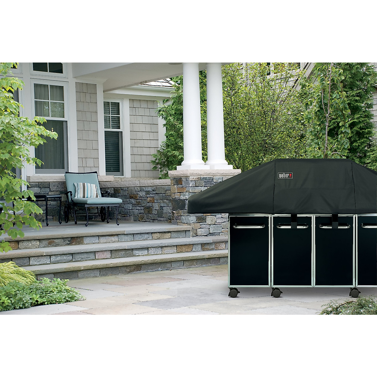 Weber 7549 Premium Cover, Fits Genesis Grill with Island Cabinetry