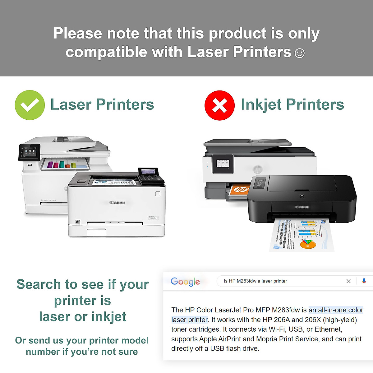 2x2 Clear Square Labels Stickers Glossy for Laser Printer, Pack of 300, Transparent self Adhesive Vinyl Paper Craftiff