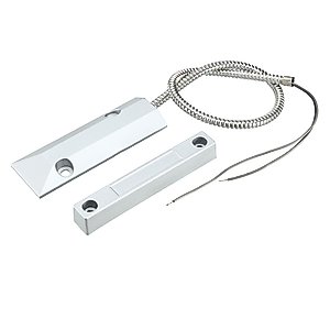 uxcell Rolling Door Contact Magnetic Reed Switch Alarm with 2 Wires for N.C. Applications OH-55