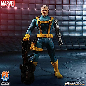 Mezco One: 12 Collective: Marvel Cable (X-Men Version) Action Figure, Multicolor